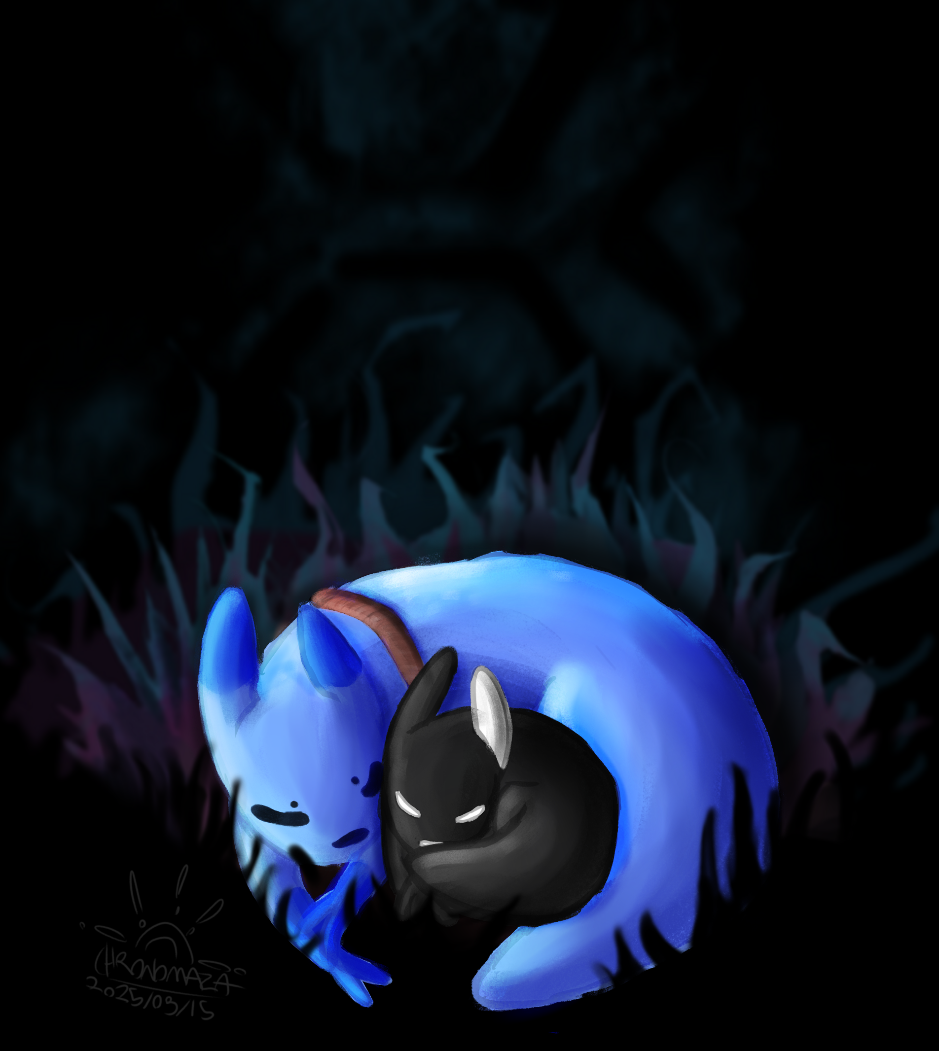 Inheritant and relict sleep screen by @Chronomaza – Sheezy.Art