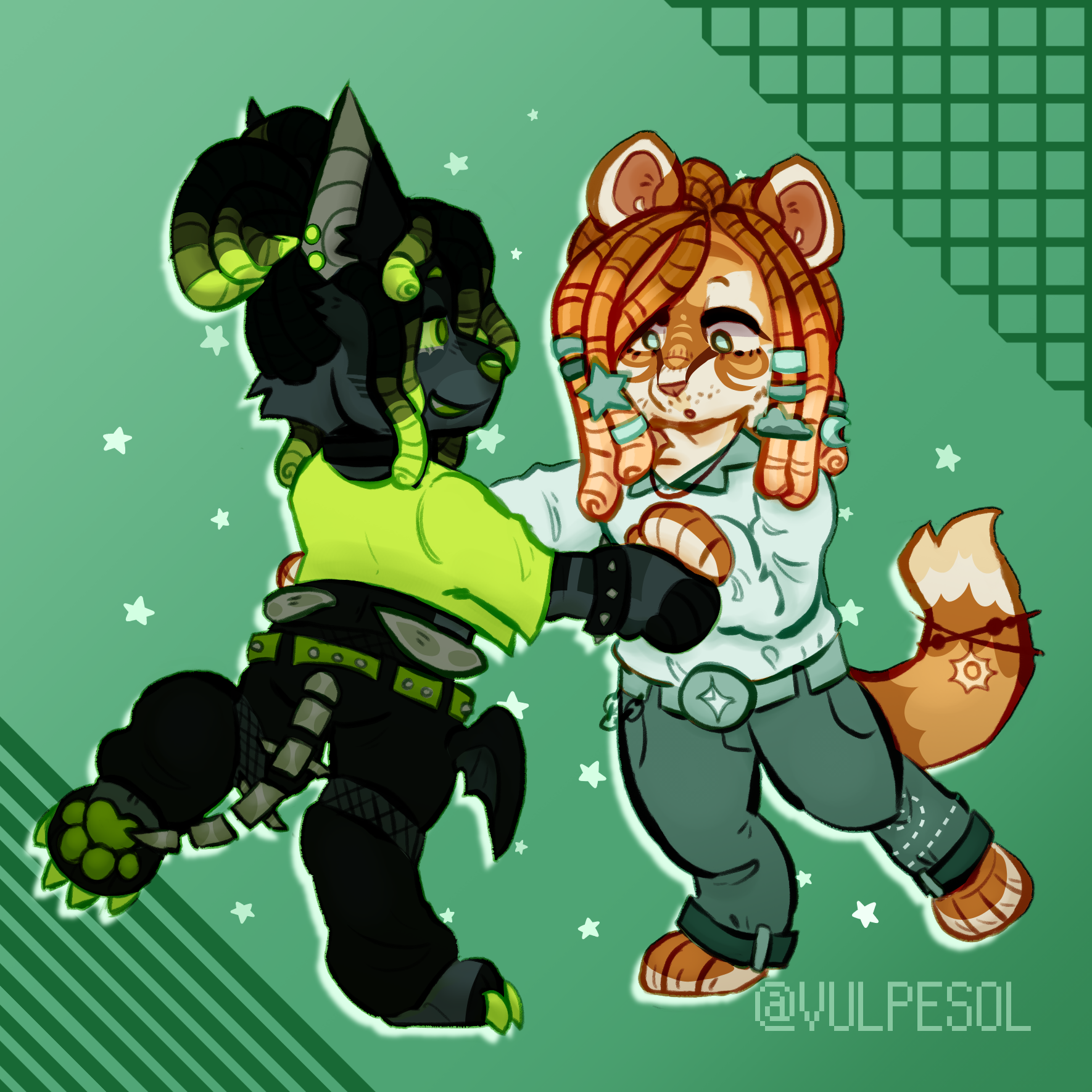 phos and angelo ship chibi by @Vulpesolz – Sheezy.Art