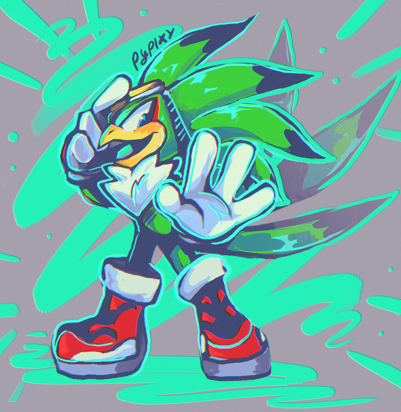 Jet the Hawk by @Pypixy – Sheezy.Art