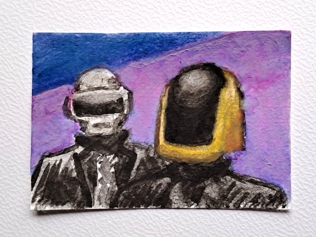 2025-10-16 - ATC - Cartober 2 - Daft Punk by @carbonacat – Sheezy.Art