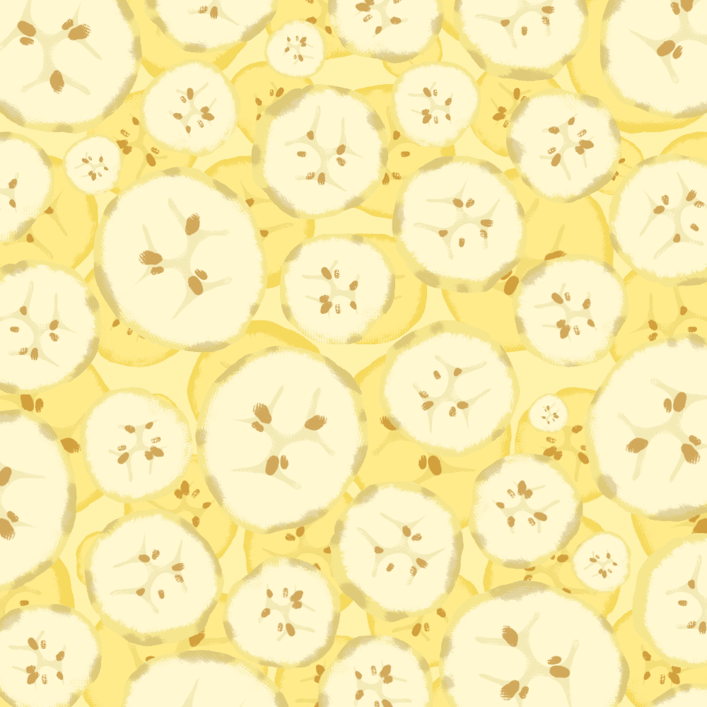 (F2U) Banana Slice Background by @Phantom_Thing – Sheezy.Art