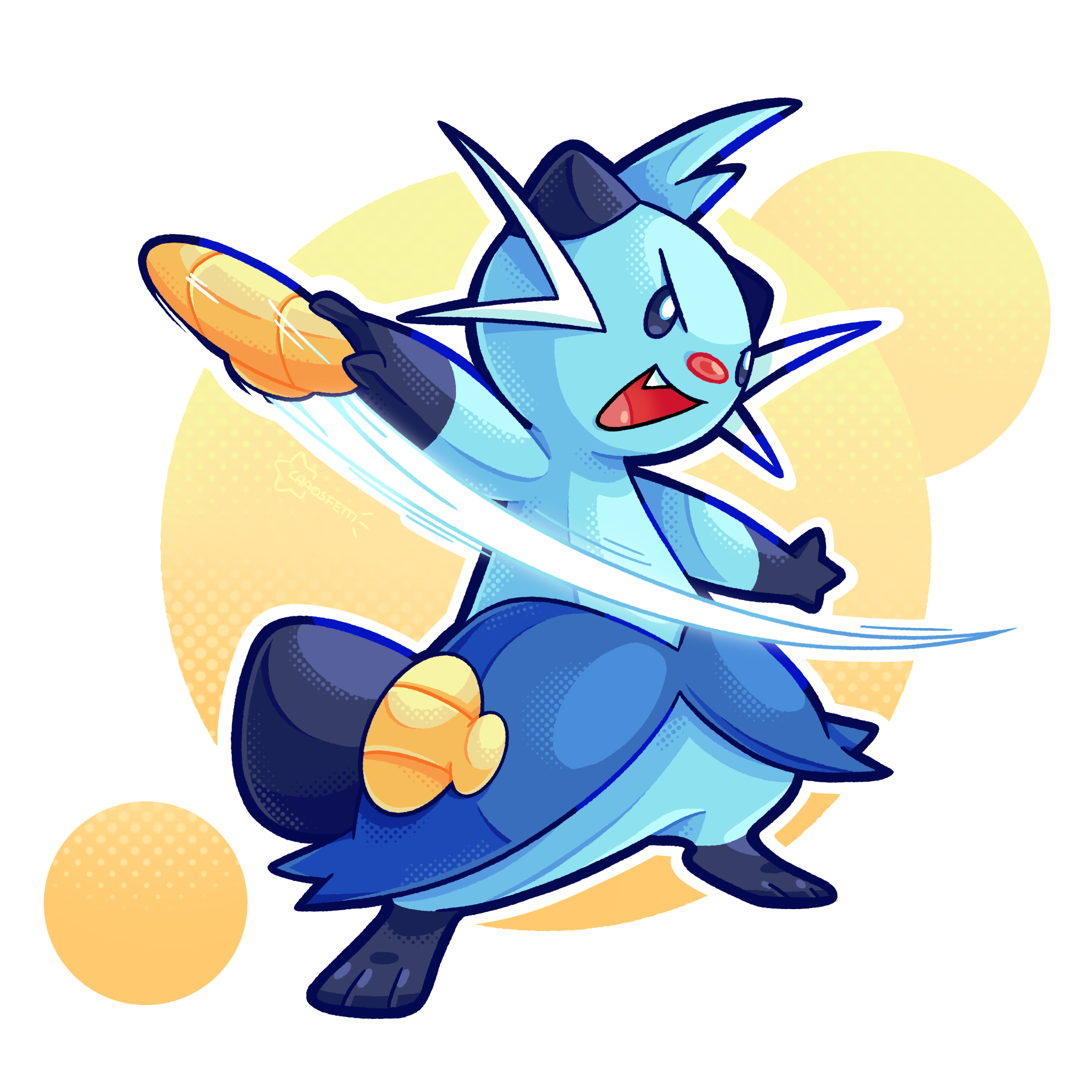 Dewott by @Chaosfetti – Sheezy.Art