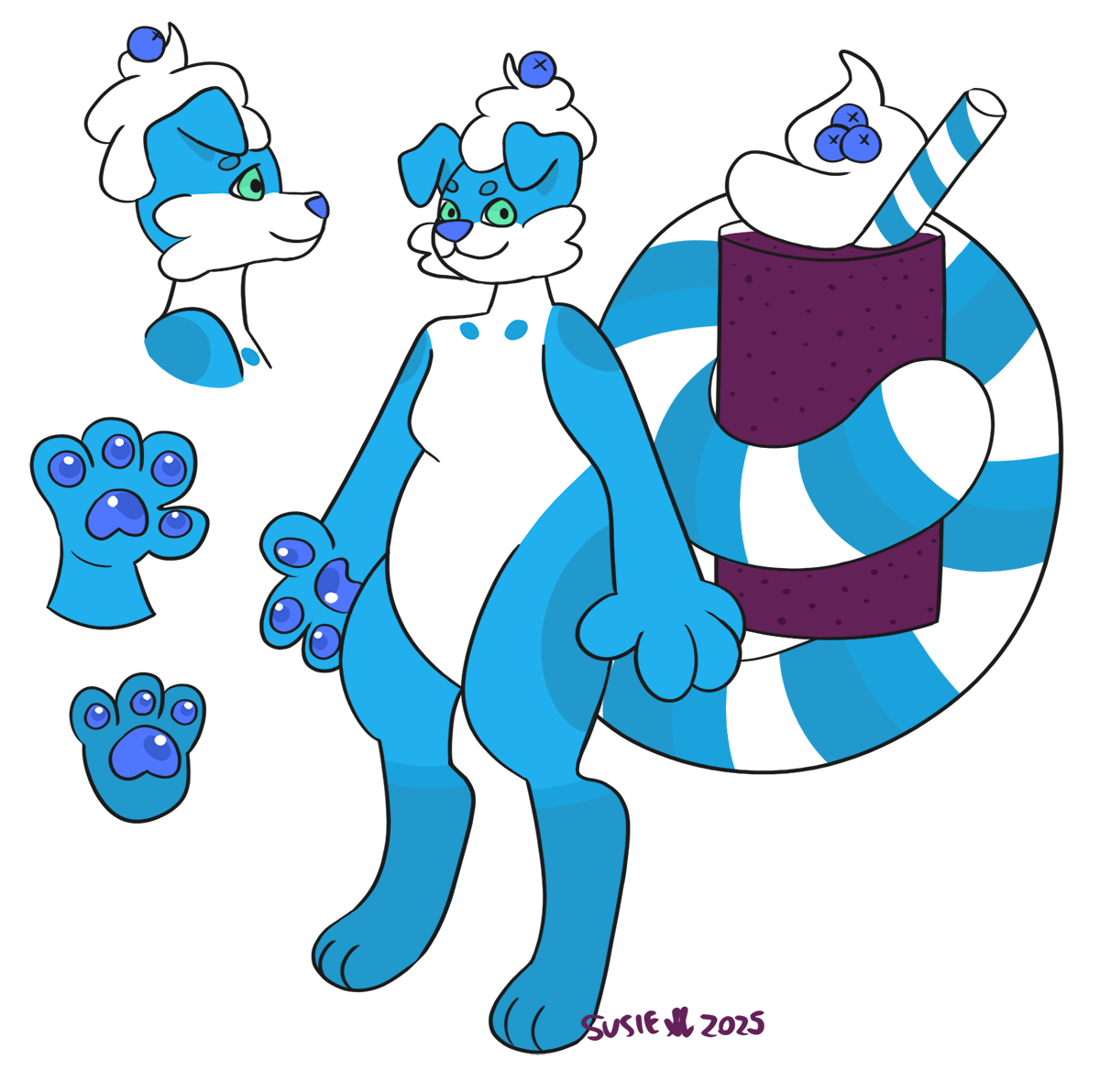 Blue Dog Redesign by @Susie – Sheezy.Art