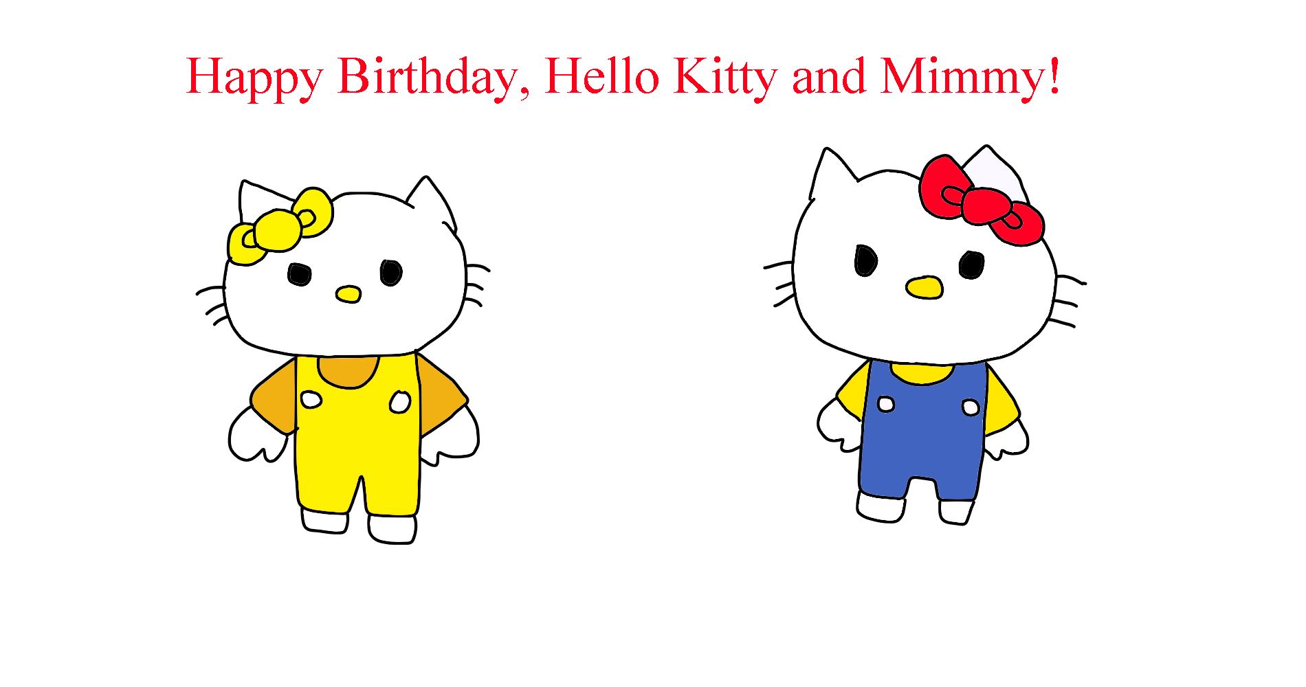 Hello Kitty and Mimmy's Birthday by @DonnieBarryK2003 – Sheezy.Art