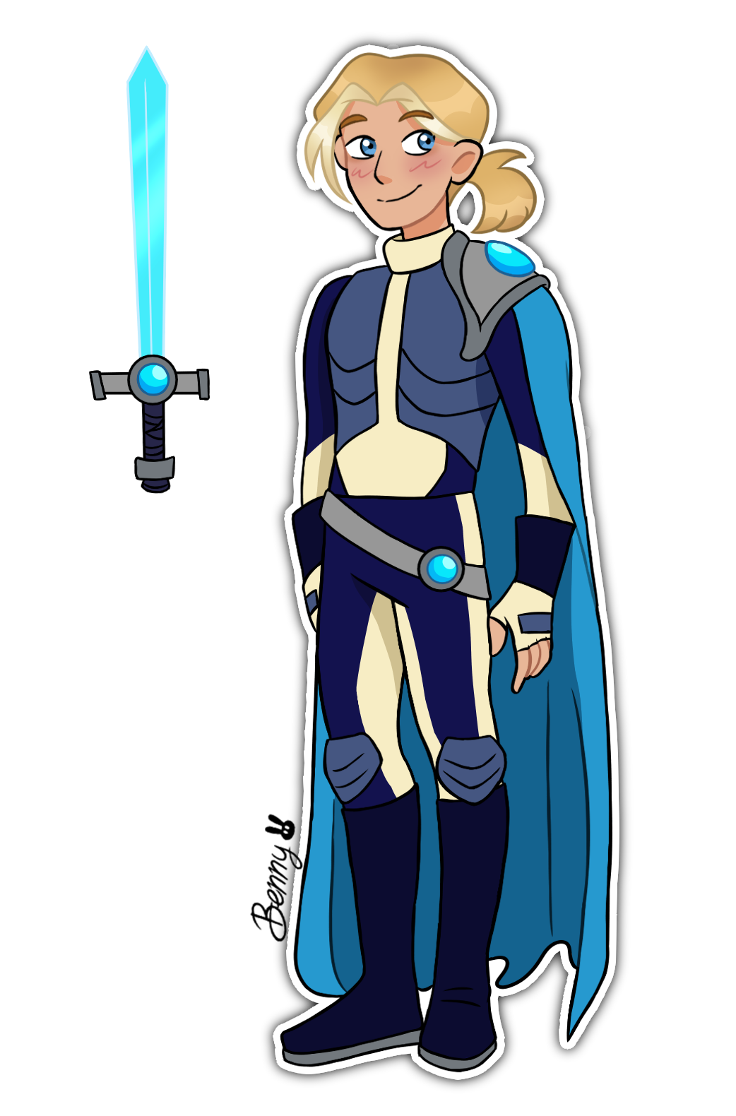 Winx Club Redesign: Sky's Knight Uniform & Weapon by @matbenetti17 ...