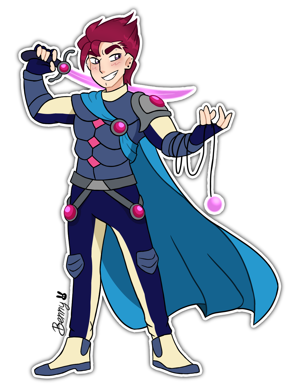 Winx Club Redesign: Riven's Knight Uniform & Weapon by @matbenetti17 ...