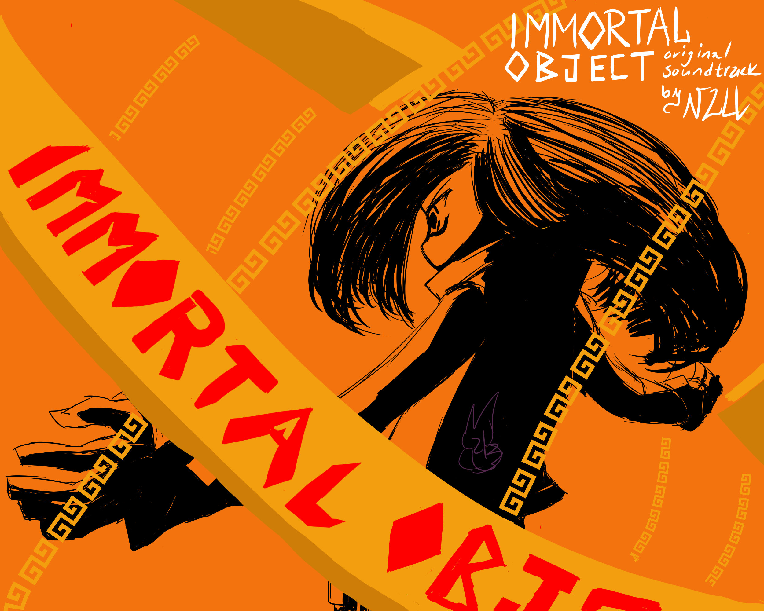 100 N2U Album Covers 64: IMMORTAL OBJECT by @AcuteRabbit – Sheezy.Art