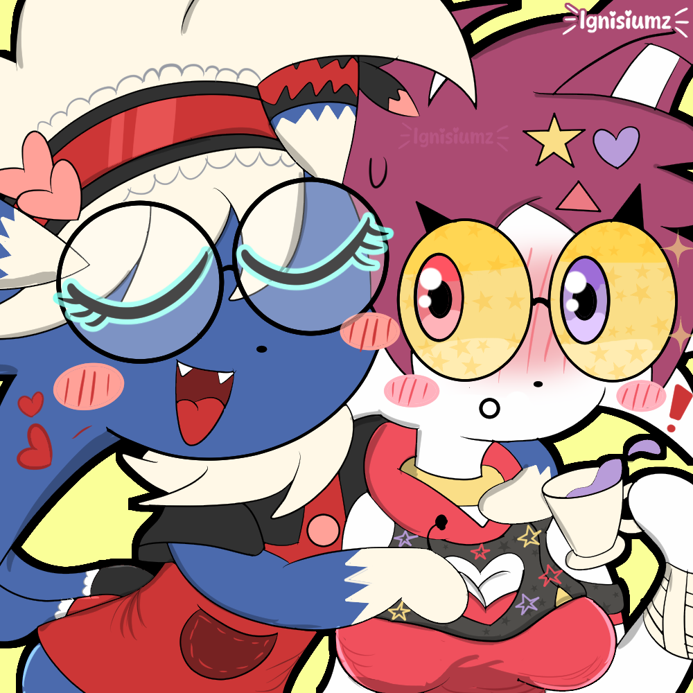 Igni Fair Meowstic Hug by @Ignisiumz – Sheezy.Art