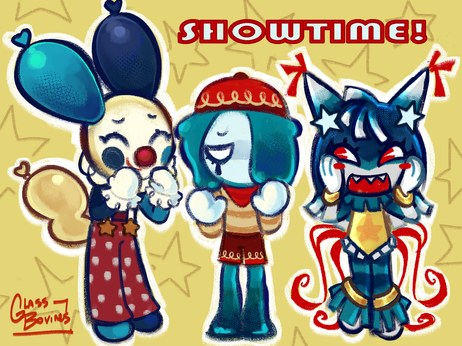 showtime circus troupe! by @reed – Sheezy.Art