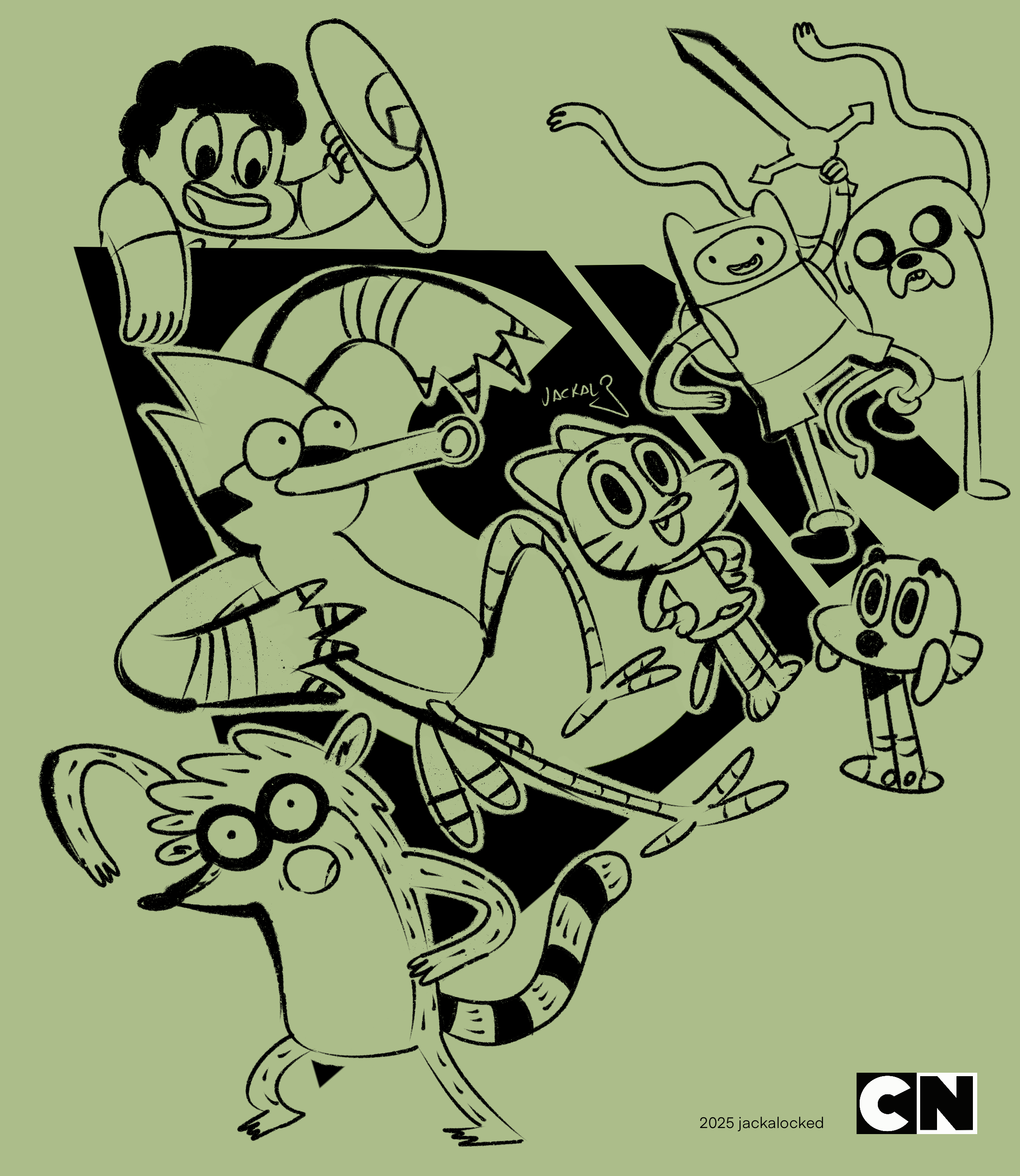 CARTOON NETWORK (Doodle) by @jackalocked – Sheezy.Art