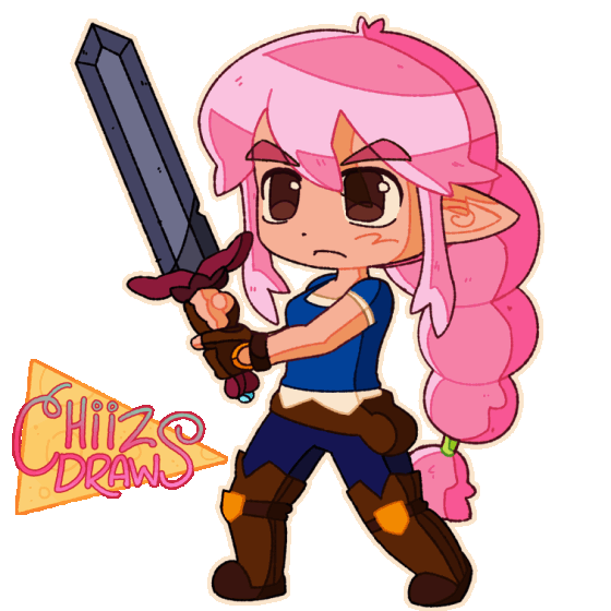 zoe chibi v2 gif by @chiizdraws – Sheezy.Art