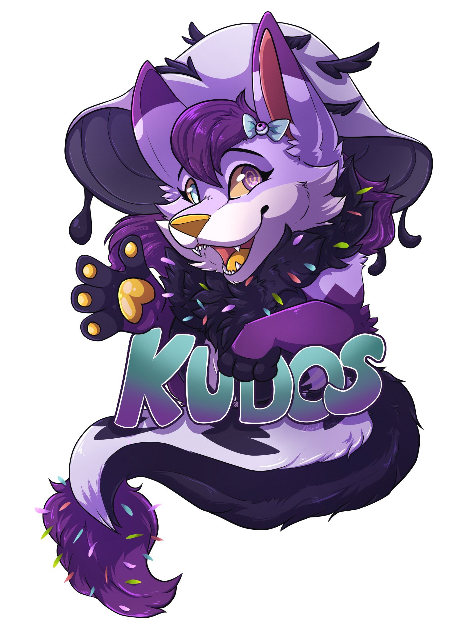 Kudos Badge by @LemonShark17 – Sheezy.Art