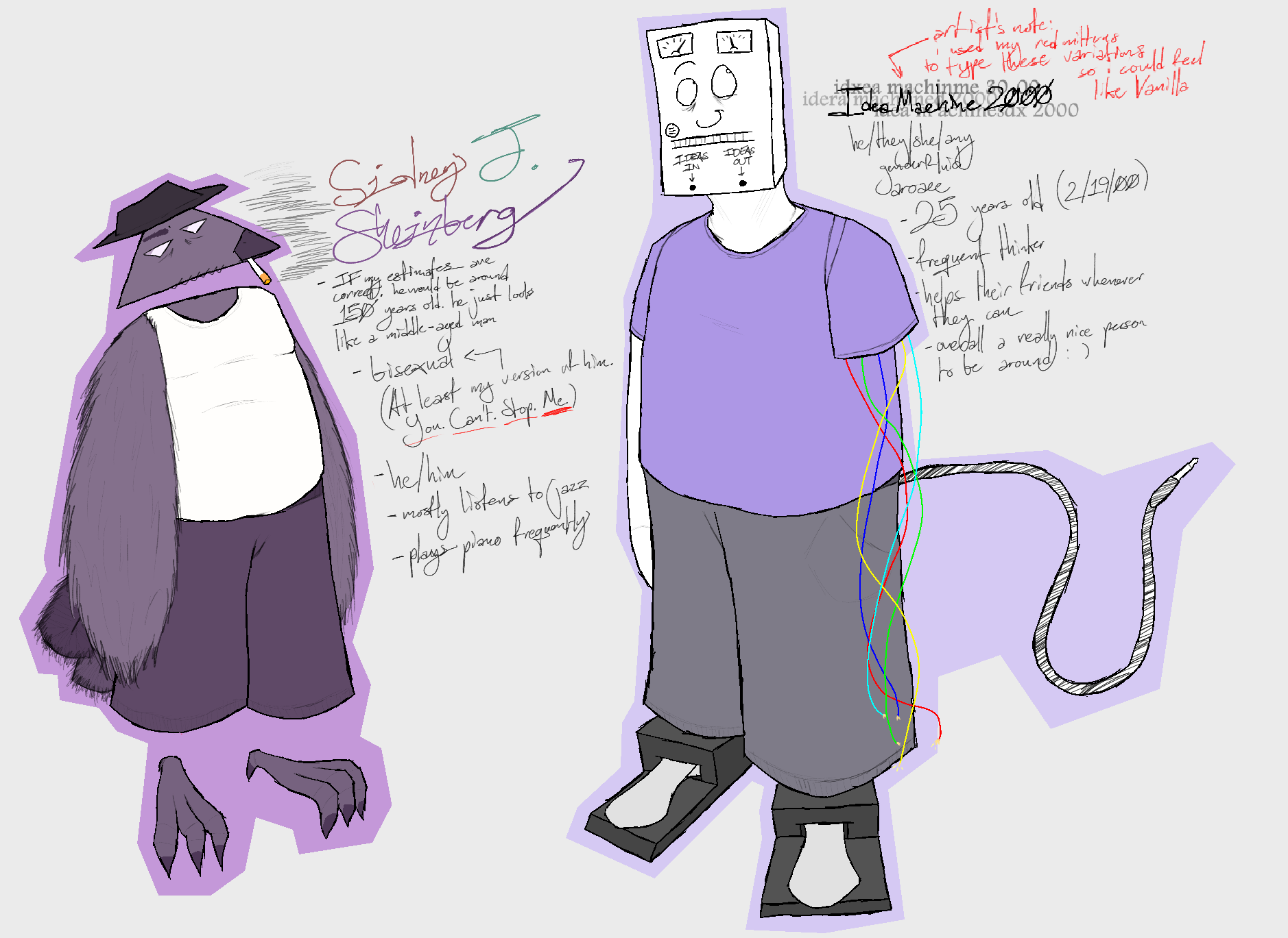 sidney sheinberg and earth is big oc designs by @coolkid98 – Sheezy.Art