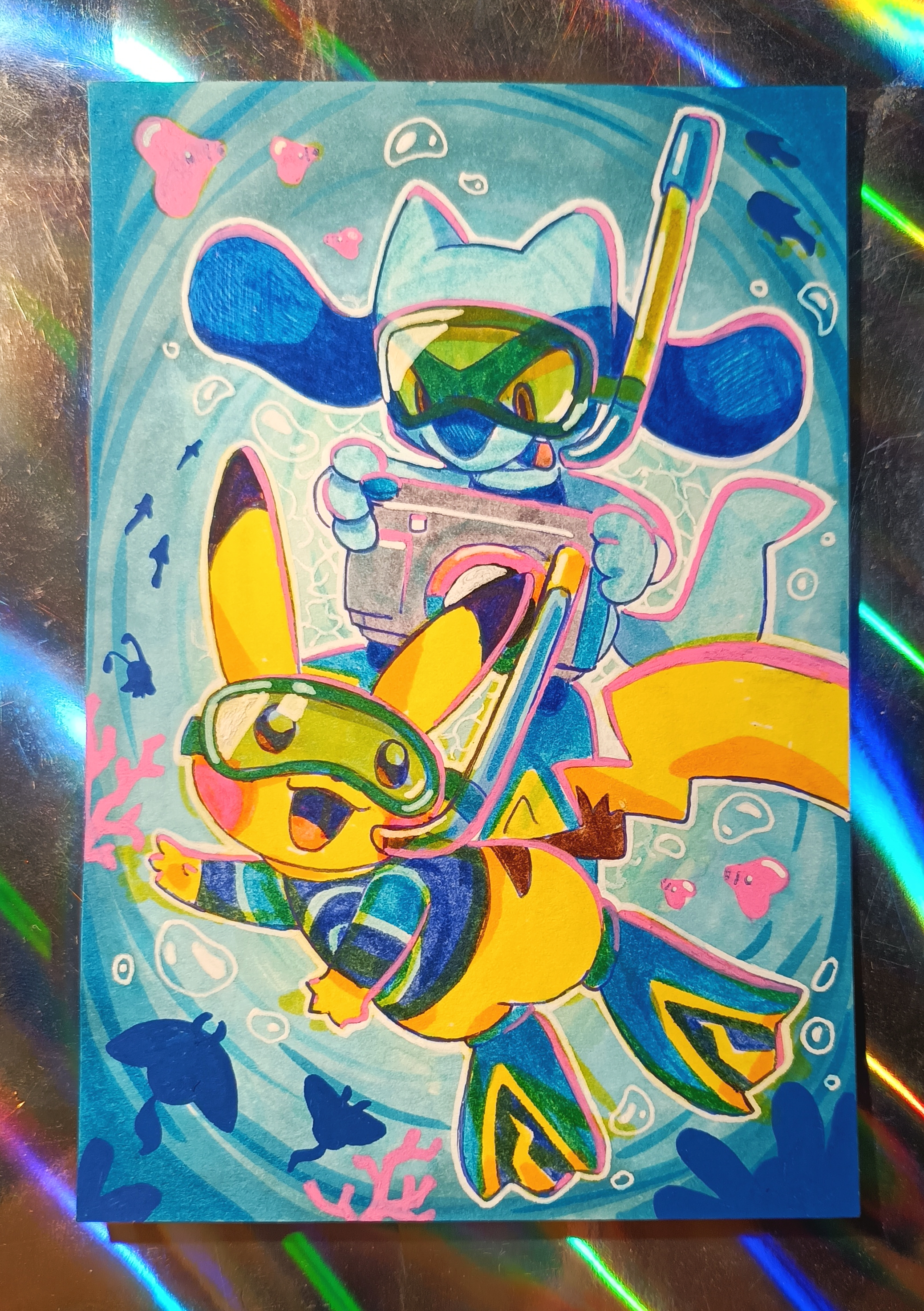 Swimming besties by @Chaosfetti – Sheezy.Art