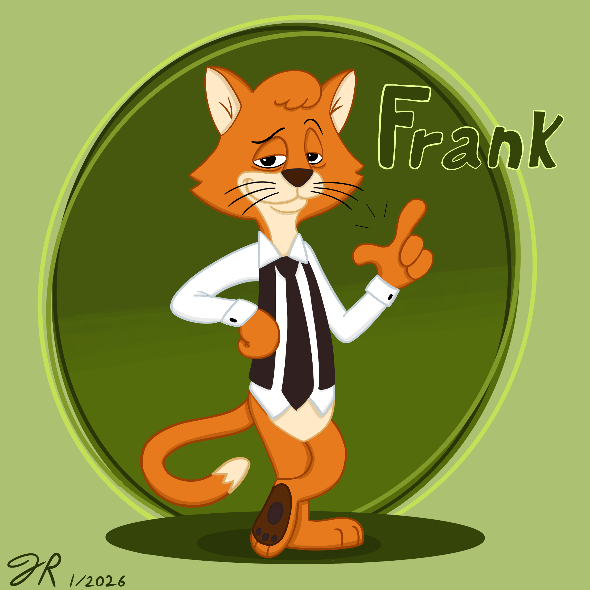 Frank The Cat by @JR-Doodles – Sheezy.Art