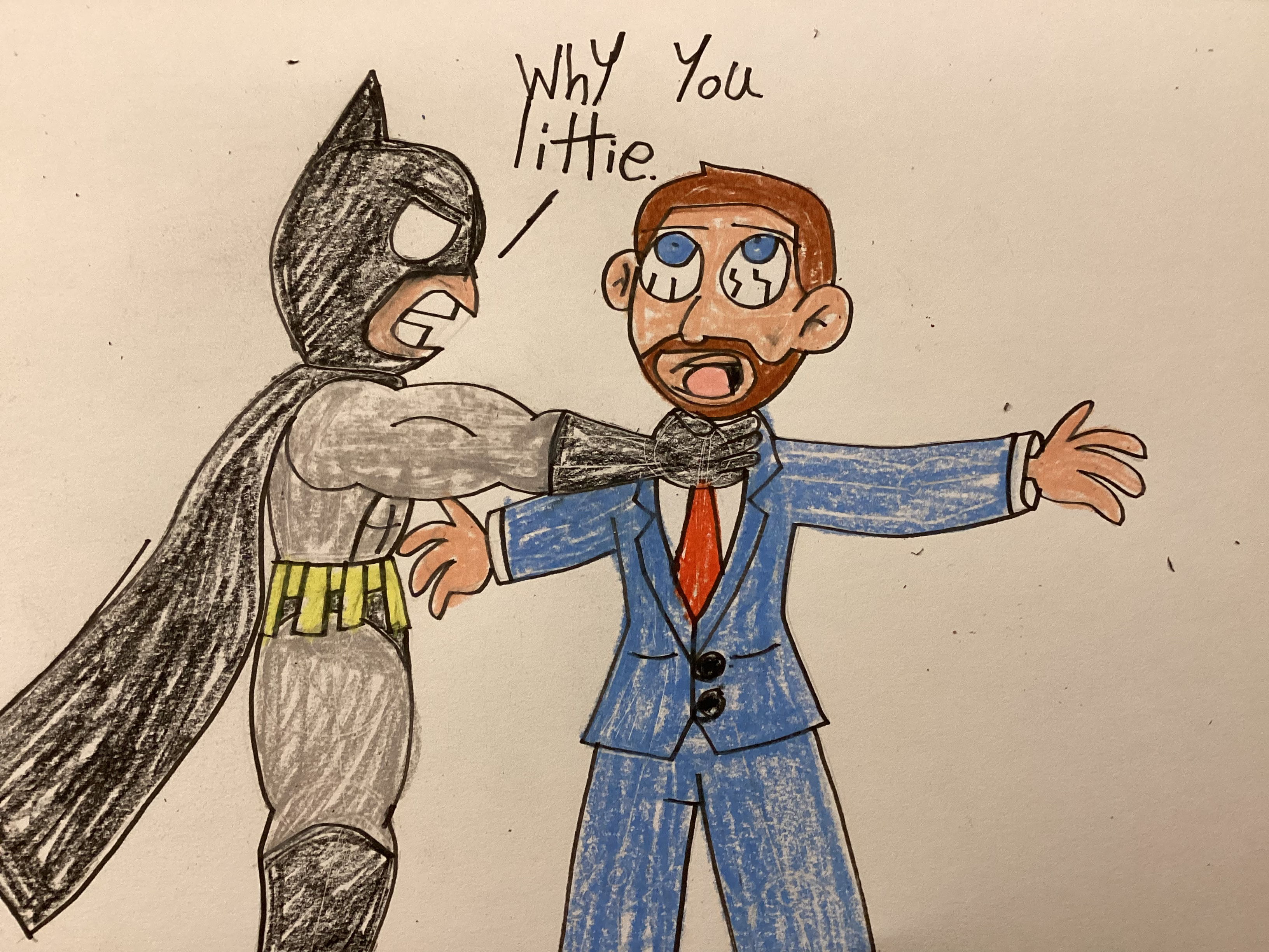 batman strangling jd vance by @citytoon – Sheezy.Art